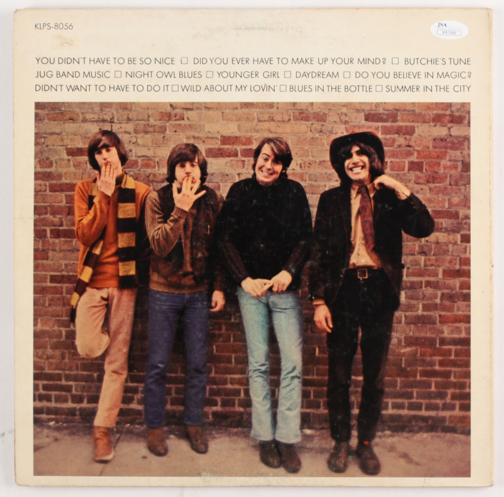 John Sebastian, Joe Butler & Steve Boone Signed The Lovin' Spoonful ...