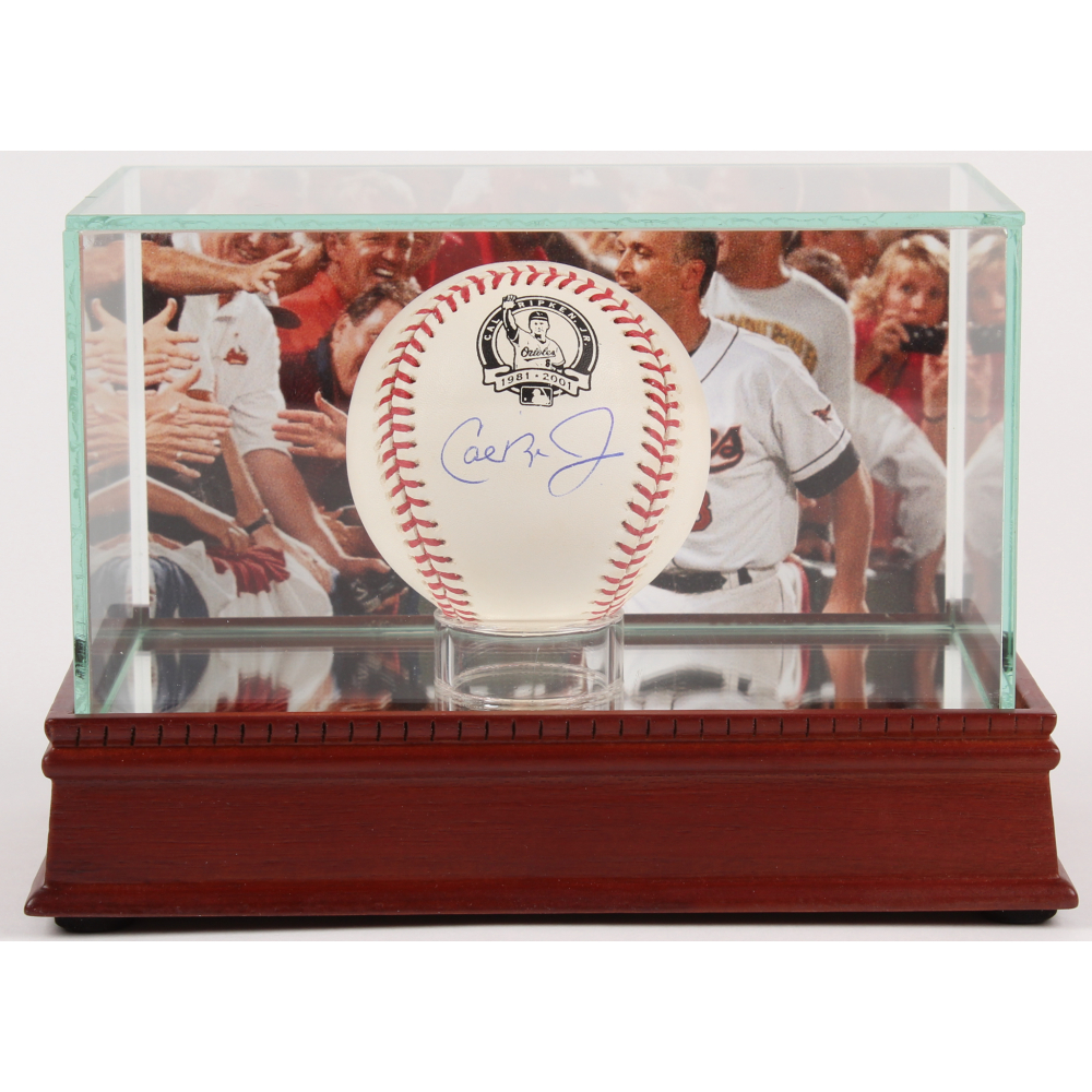 Cal Ripken Jr. Signed OML Ripken Logo Baseball with High Quality ...