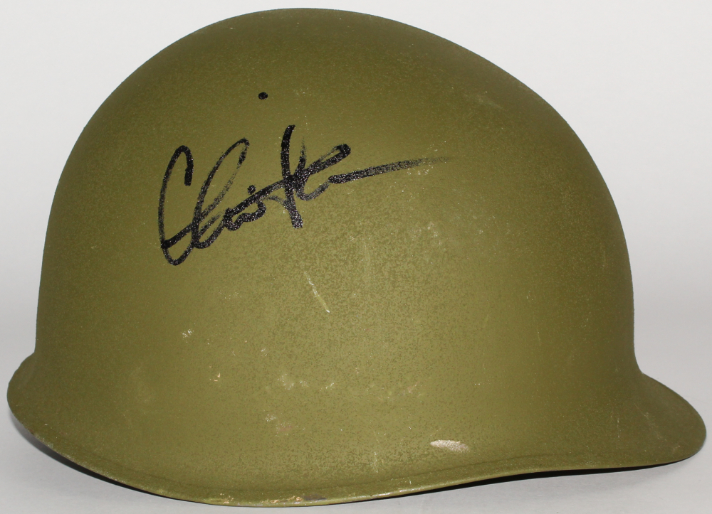 Charlie Sheen Signed "Platoon" Vietnam Era Authentic Army Helmet (PSA ...