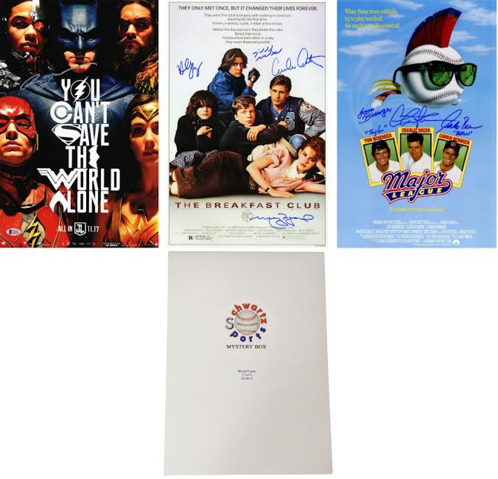 Hollywood Classic Movies Signed 11x17 Movie Posters Mystery Box ...