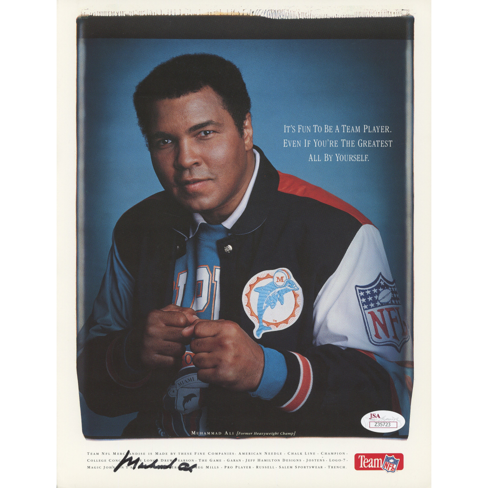 Muhammad Ali Signed 8.5x11 Photo (JSA LOA) | Pristine Auction