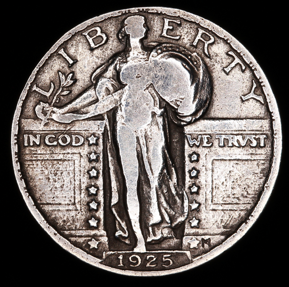 1925 Standing Liberty Quarter Dollar Pristine Auction