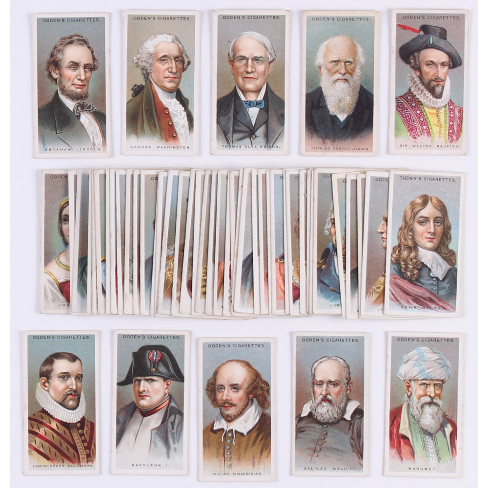 1927 Ogden's "Leaders of Men" Complete Set of (50) Cigarette Cards with ...