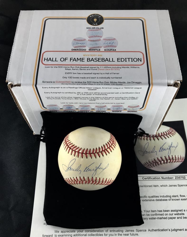 Mystery Ink Hall of Fame Baseball Edition! 1 HOF Signed Baseball In ...