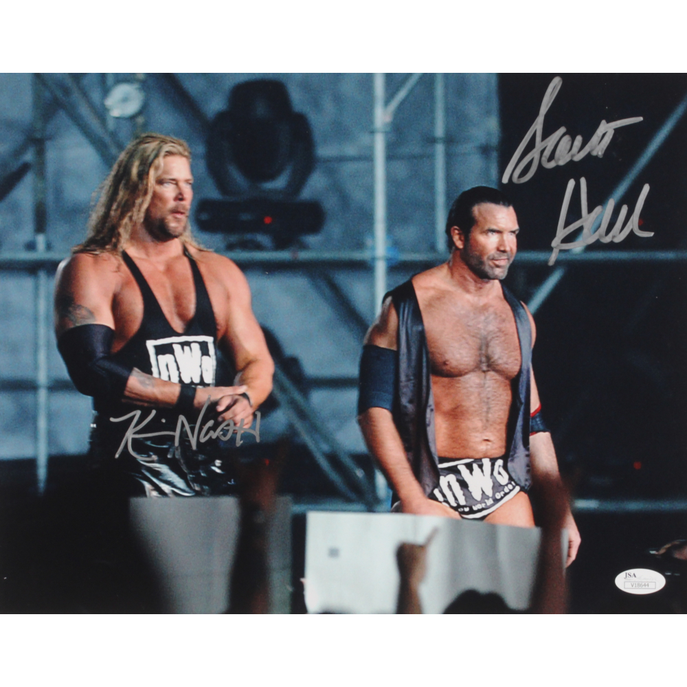 Kevin Nash & Scott Hall Signed 11x14 Photo (JSA COA) | Pristine Auction