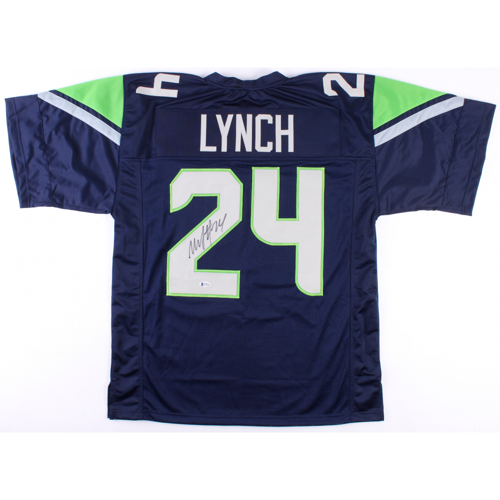 Marshawn Lynch Signed Seahawks Jersey (Beckett Hologram) | Pristine Auction