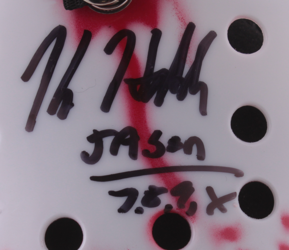 Kane Hodder Signed "Friday the 13th" Mask Inscribed "Jason 7, 8, 9, X ...