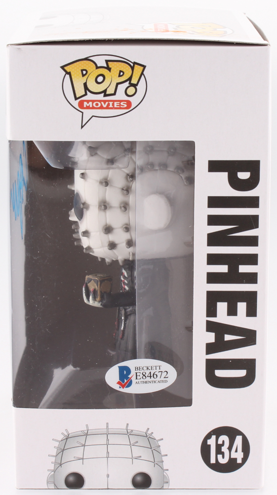 Clive Barker Signed "Hellraiser III: Hell On Earth" #134 Pinhead Funko ...