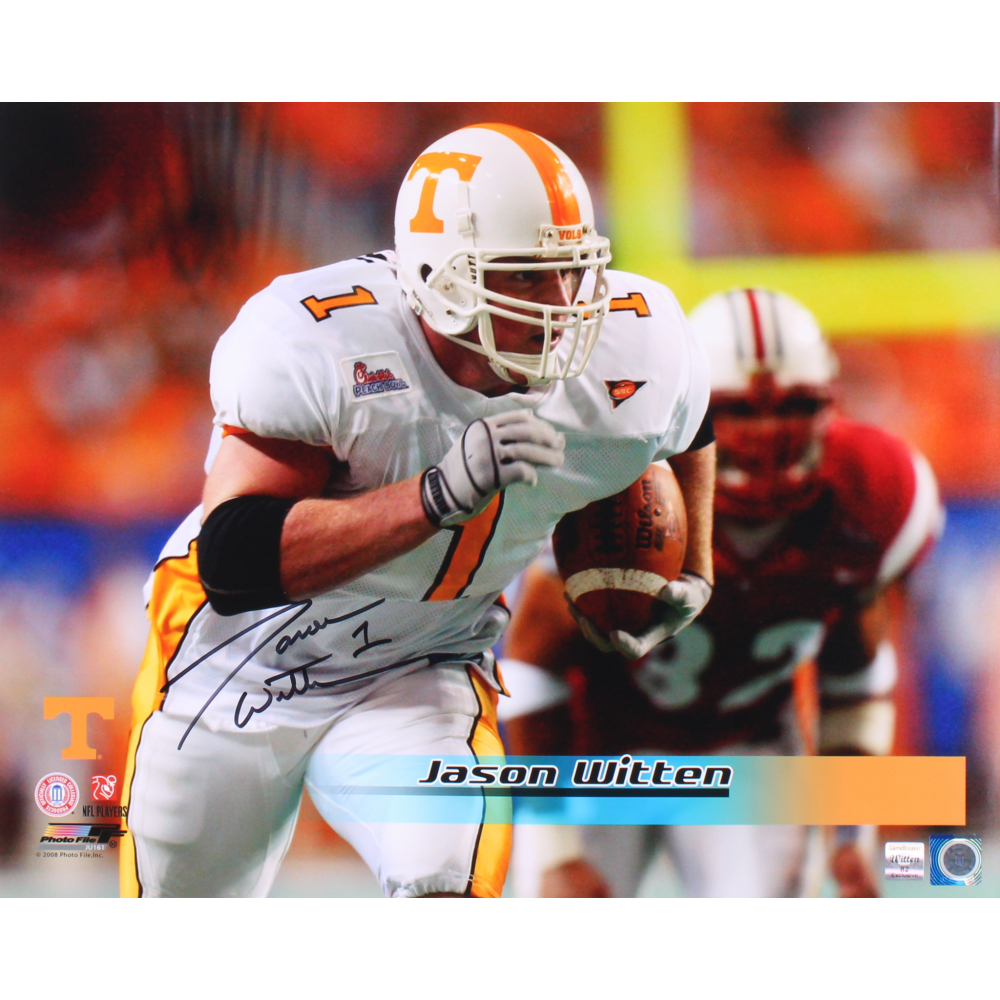 Jason Witten Signed Tennessee Volunteers 16x20 Photo (Witten Hologram ...