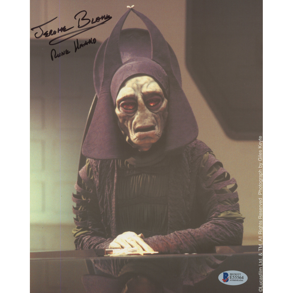 Jerome Blake Signed "Star Wars: The Phantom Menace" 8x10 Photo ...