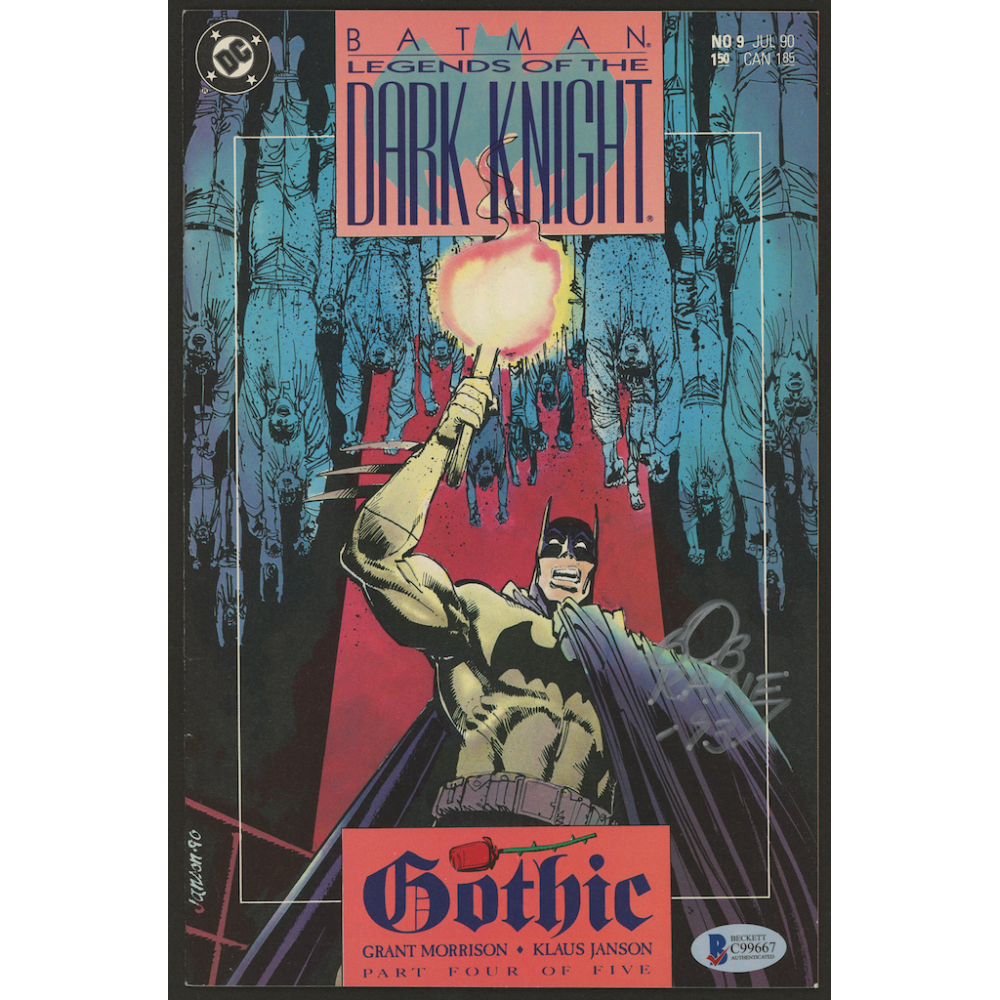 Bob Kane Signed 1990 DC Batman Lengends of the Dark Knight #9 Comic ...