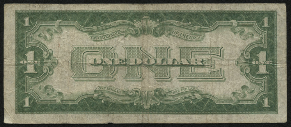 1934 $1 One Dollar "Funny Back" Silver Certificate Bank Note | Pristine ...