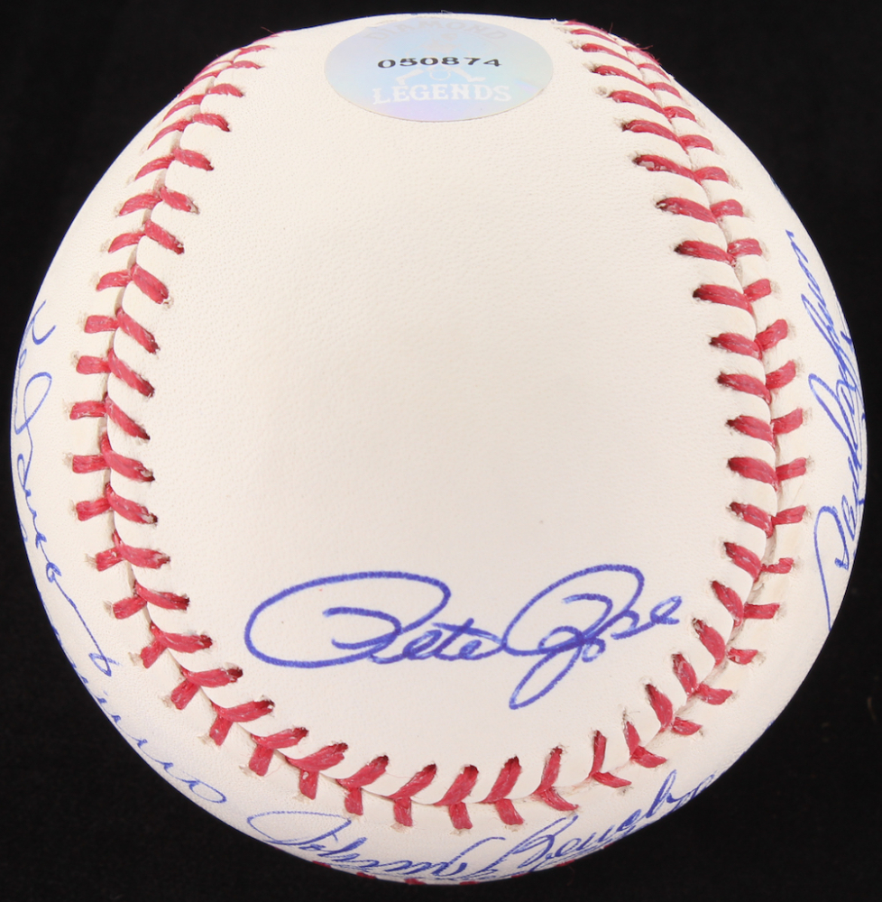 Reds Big Red Machine Signed OML Baseball by (8) with Pete Rose, Johnny ...