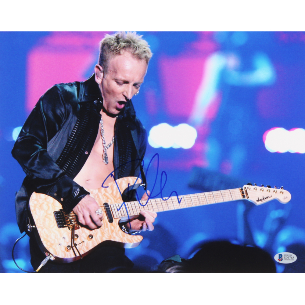 Phil Collen Signed 11x14 Photo (Beckett COA) | Pristine Auction