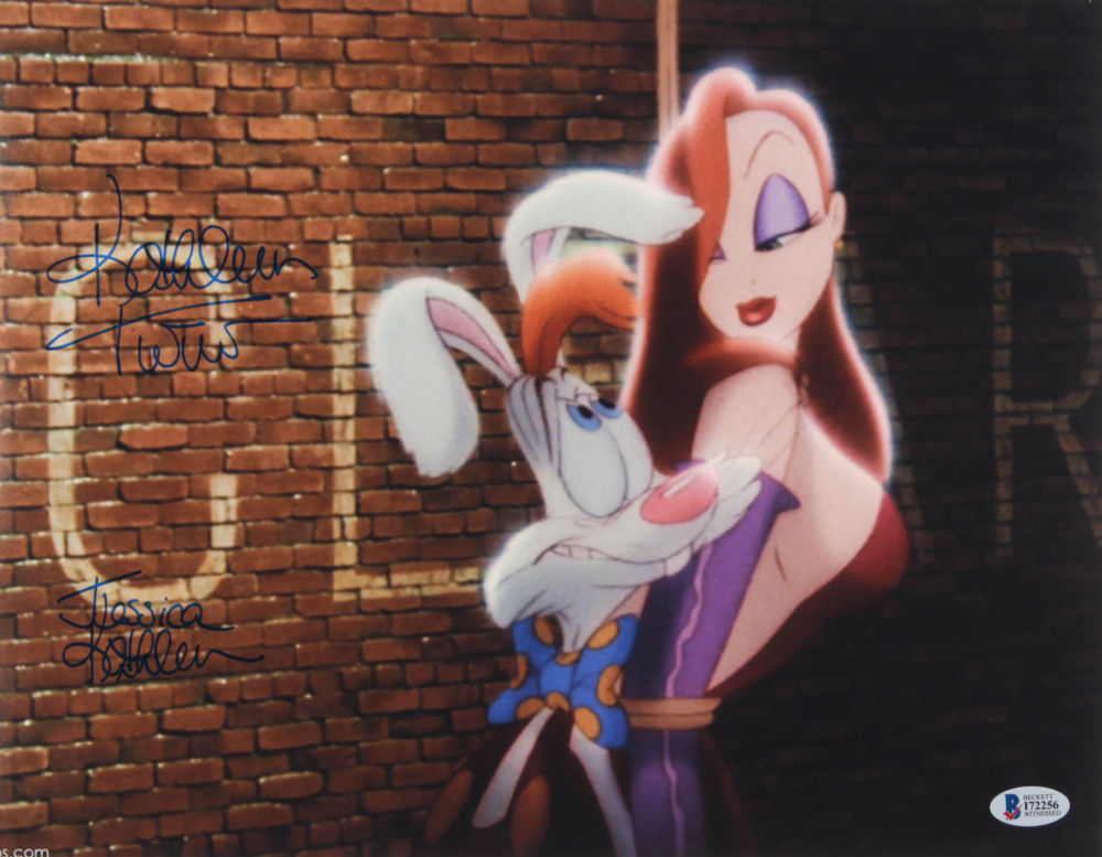 Kathleen Turner Signed "Who Framed Roger Rabbit" 11x14 Photo Inscribed ...