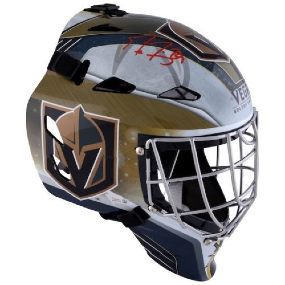 Marc-Andre Fleury Signed Vegas Golden Knights Full-Size Goalie Mask ...