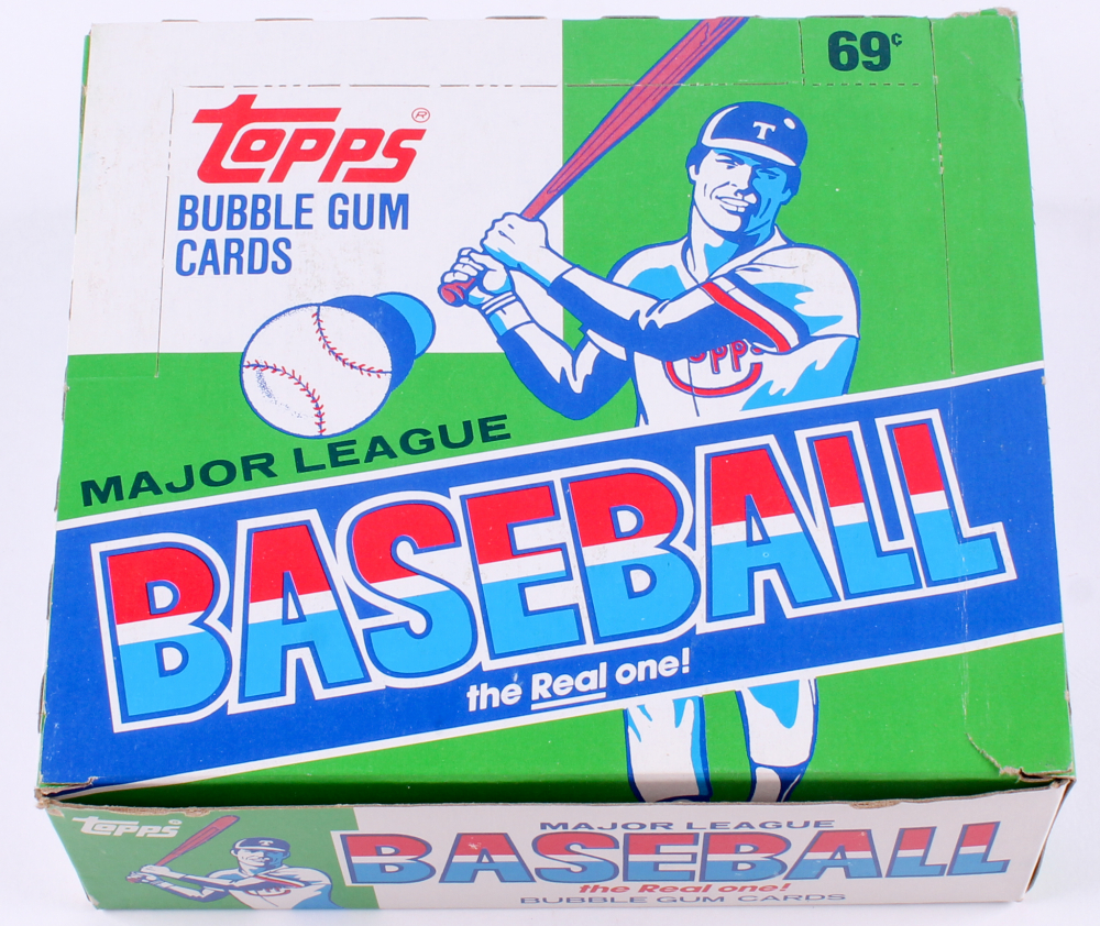1987 Topps Baseball Cello Box Of (24) Packs | Pristine Auction