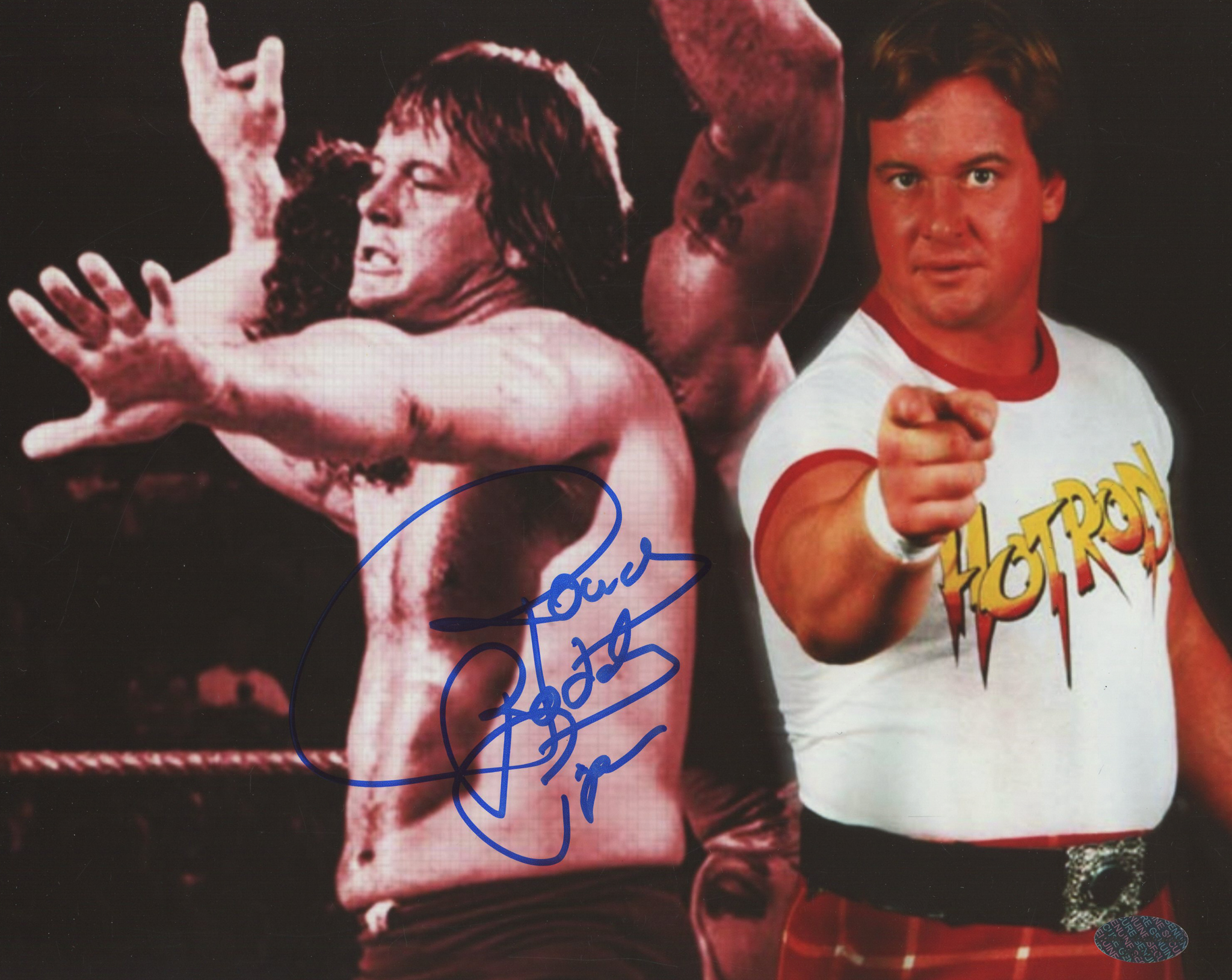 "Rowdy" Roddy Piper Signed 8x10 Photo (Leaf COA) | Pristine Auction