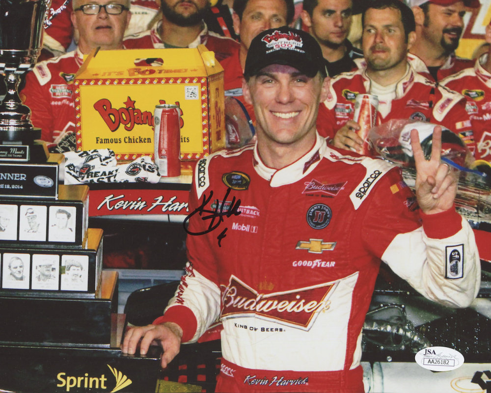 Kevin Harvick Signed NASCAR 8x10 Photo (JSA COA) | Pristine Auction