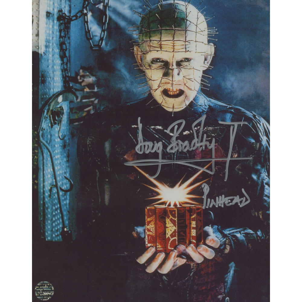 Doug Bradley Signed "Hellraiser" 8x10 Photo Inscribed "Pinhead ...