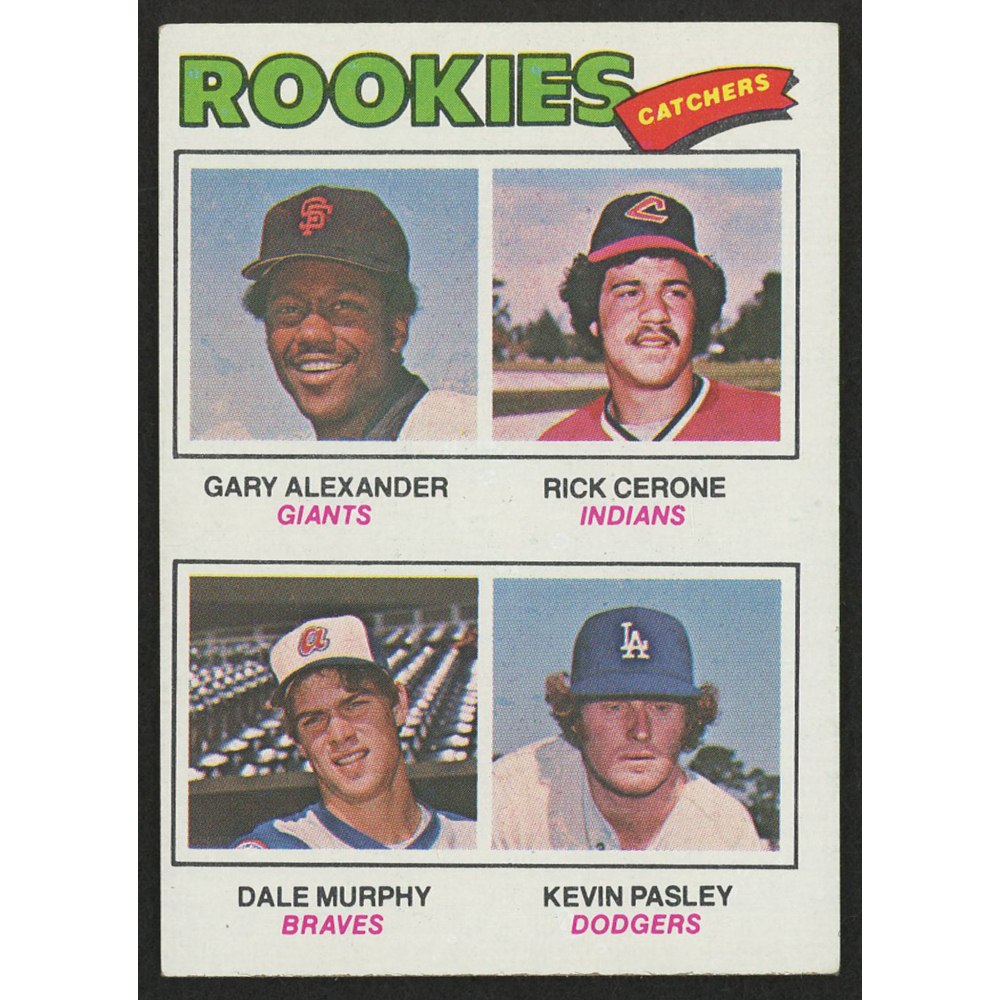 1977 Topps #476 Rookie Catchers / Gary Alexander RC / Rick Cerone RC ...