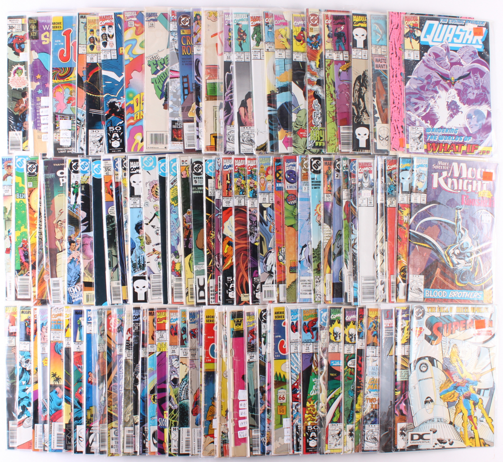 Lot of (101) Comics Including (1) 1992 Marvel Moon Knight Comic, (1 ...