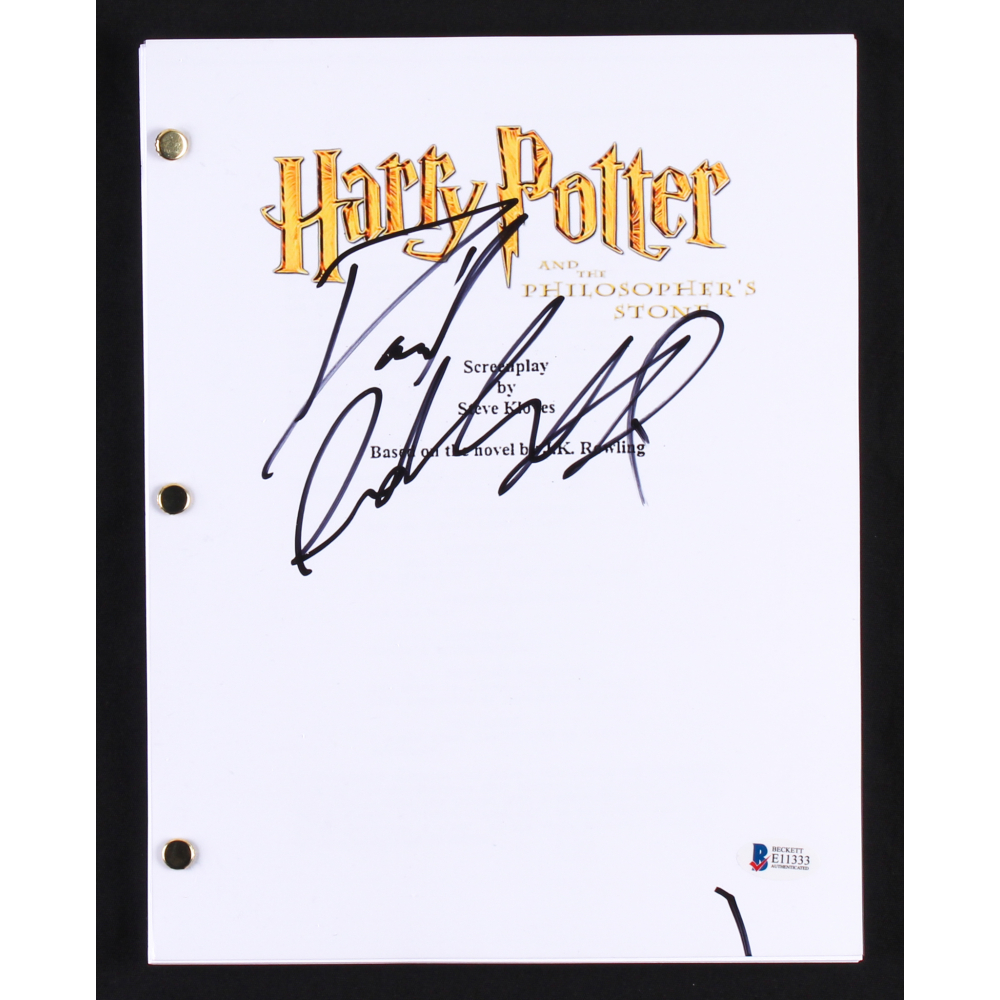 Daniel Radcliffe Signed "Harry Potter and the Philosopher's Stone" Full ...