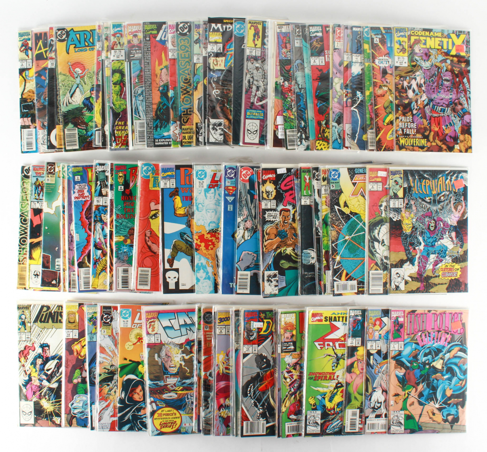 Lot of (102) Comics Including (1) 1992 Marvel GenetiX Comic, (1) 1993 ...
