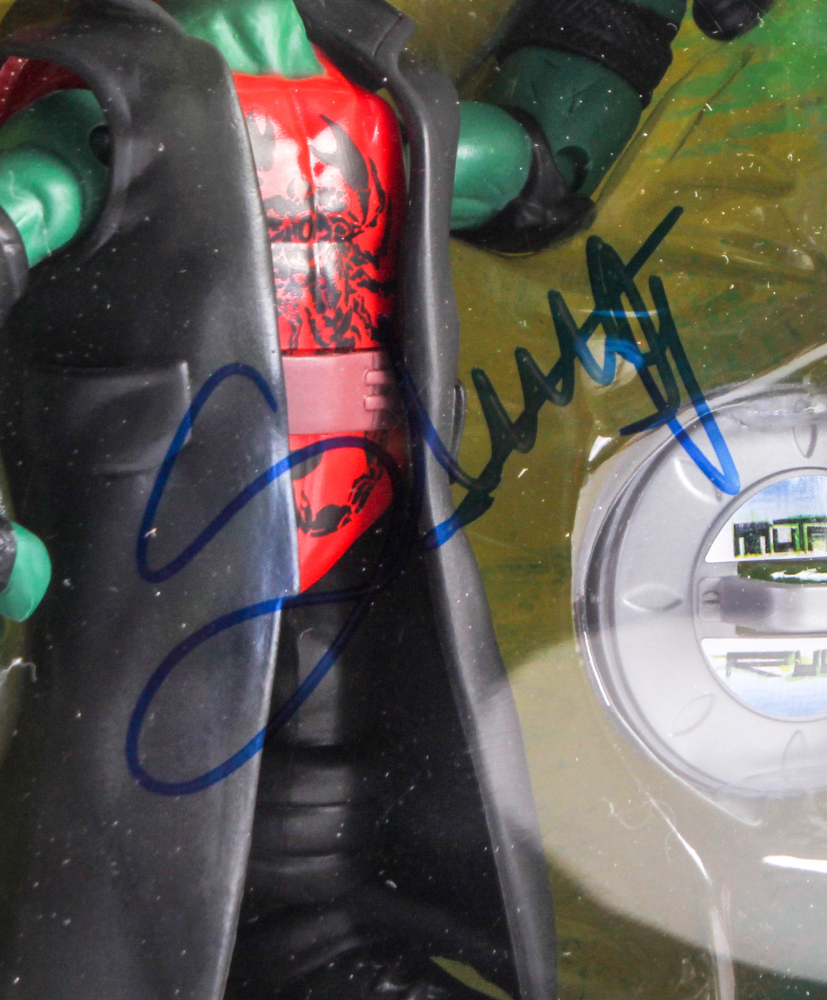 Sting Signed WWE Teenage Mutant Ninja Turtles "Raphael as Sting" Action ...