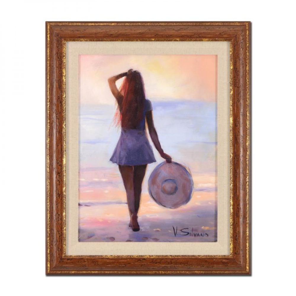 Vincent Silvano Signed "Into the Light" 17x21 Custom Framed Original ...