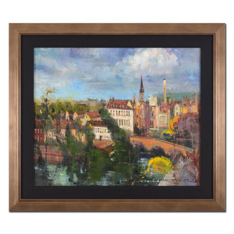 Alex Zwarenstein Signed "Big Sky Over Verona" 30x26 Custom Framed ...