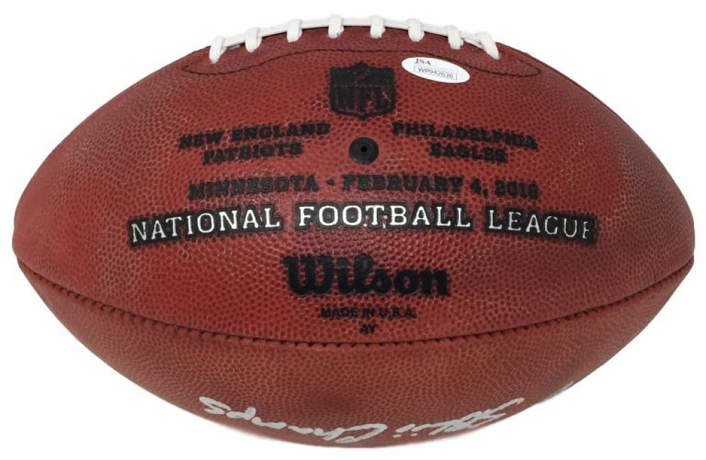 Corey Clement Signed Eagles Super Bowl 52 Logo "The Duke" Official NFL ...