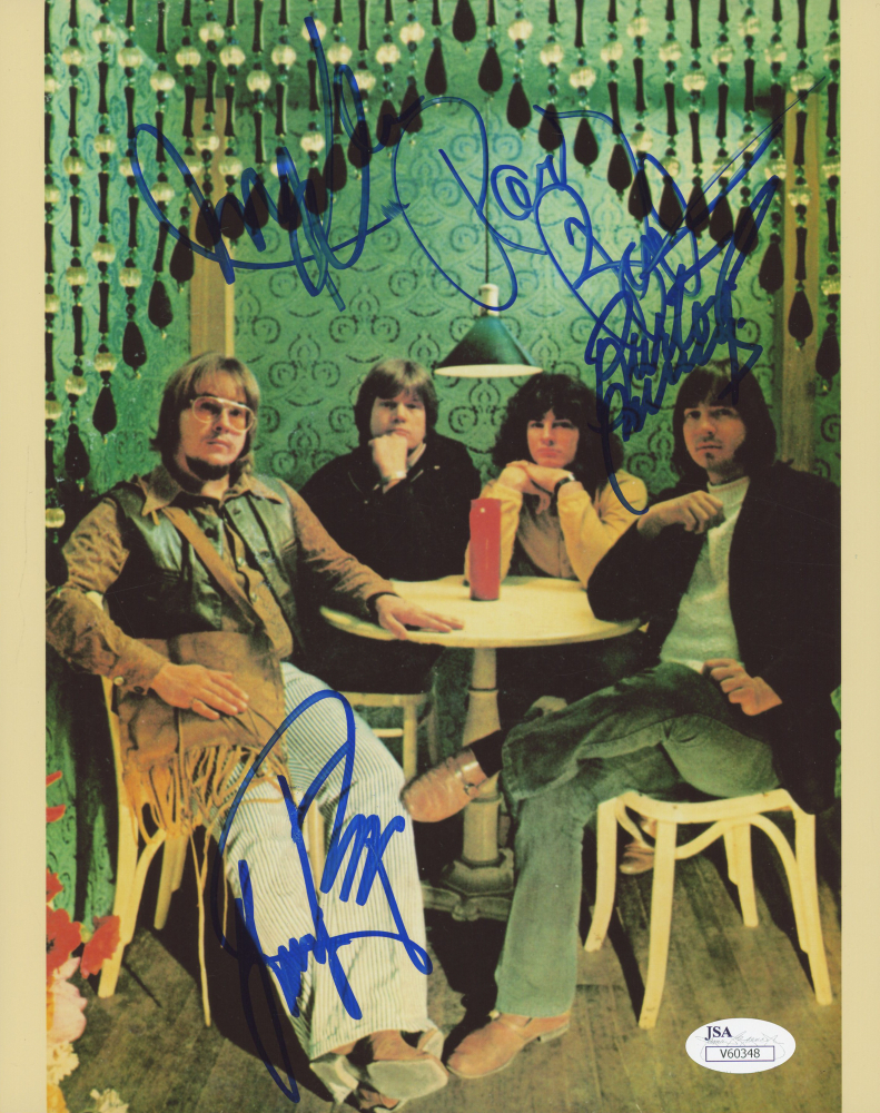 The Guess Who 8x10 Photo with (4) Signatures Including Burton Cummings ...