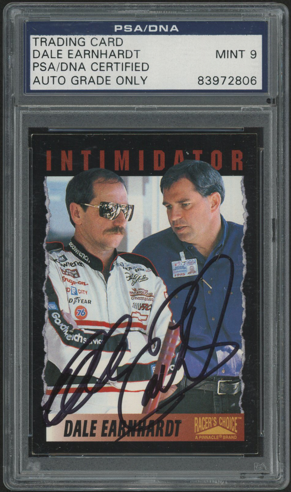 Dale Earnhardt Sr. Signed 1996 Racer's Choice #56 Dale Earnhardt I/Don ...