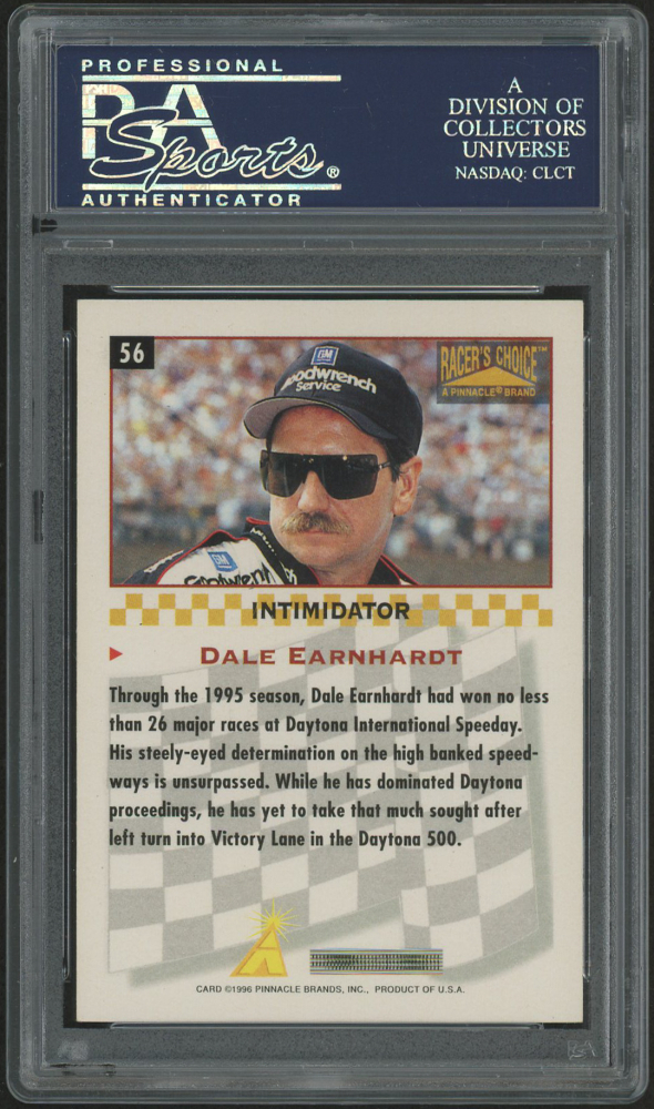 Dale Earnhardt Sr. Signed 1996 Racer's Choice #56 Dale Earnhardt I/Don ...