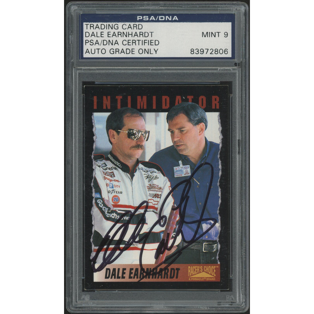 Dale Earnhardt Sr. Signed 1996 Racer's Choice #56 Dale Earnhardt I/Don ...