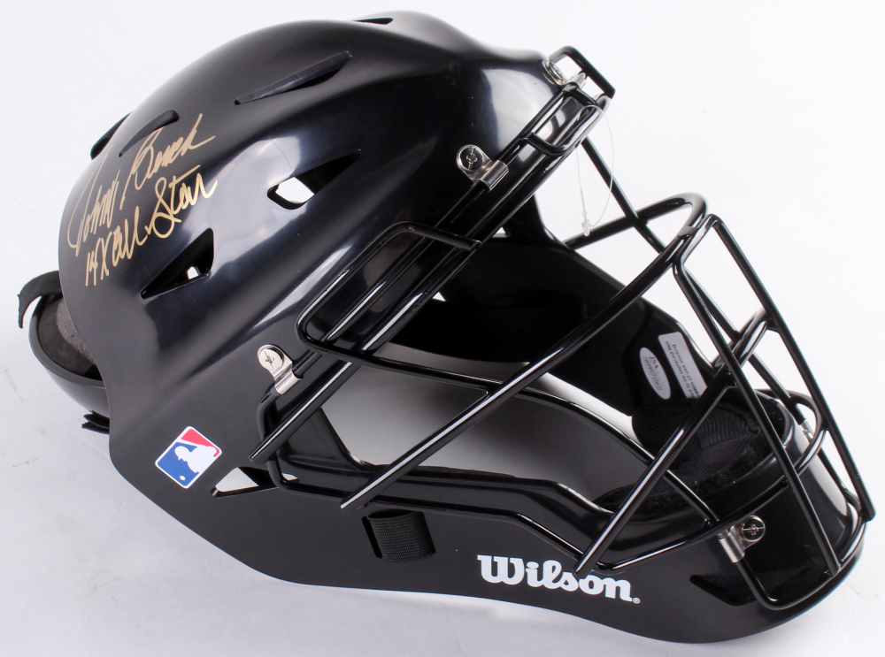 Johnny Bench Signed Wilson Catcher's Mask Inscribed "14x All Star" (JSA ...