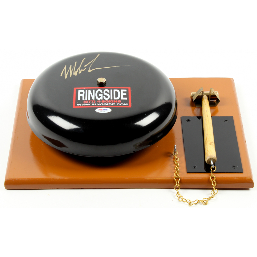 Mike Tyson Signed Authentic Full-Size Ringside Boxing Bell (PSA COA ...