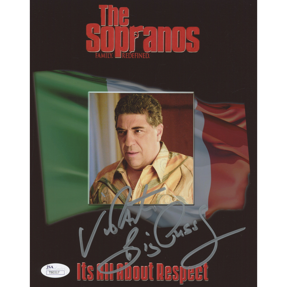 Vincent Pastore Signed "The Sopranos" 8x10 Photo Inscribed "Big P ...