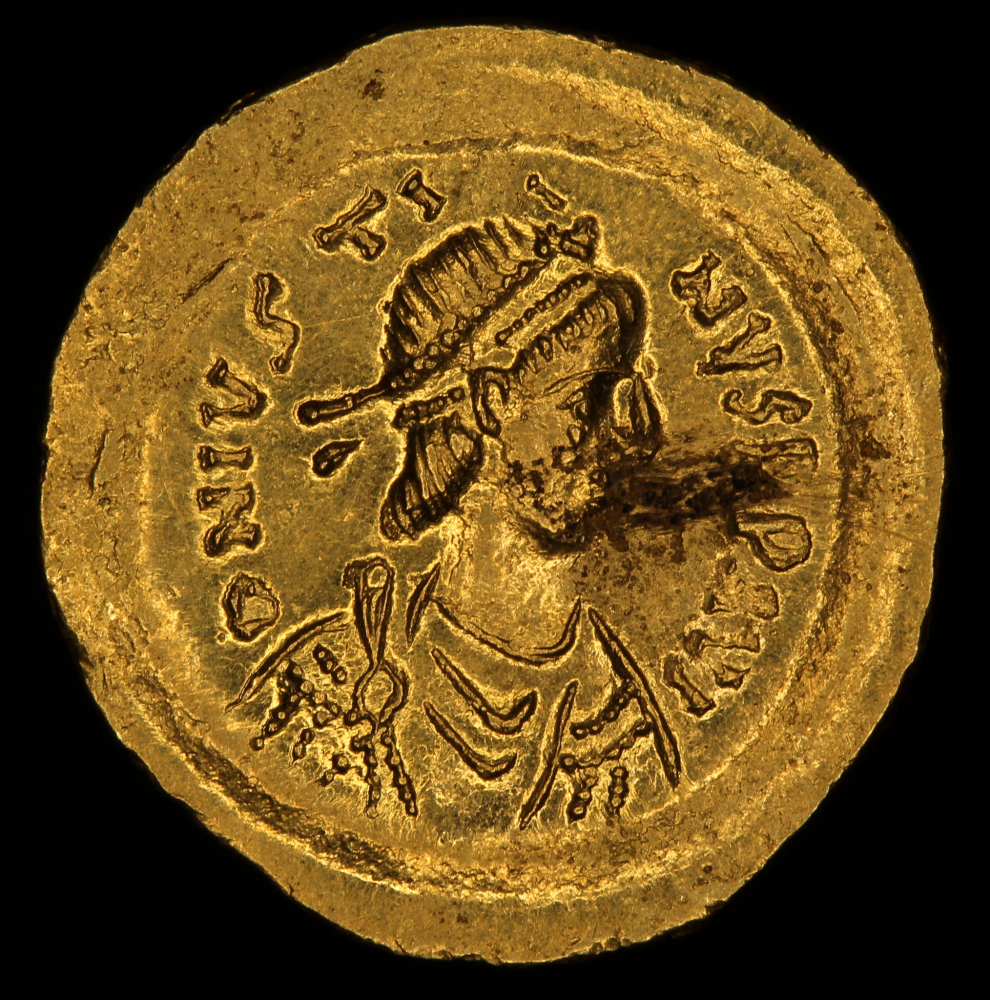 Justin II. 565-578 AD Byzantine Empire AV (Gold) Tremissis ...